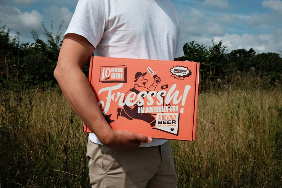 Craft Beer Geschenkbox mit 10 Dosen - Alkoholfreie US Edition